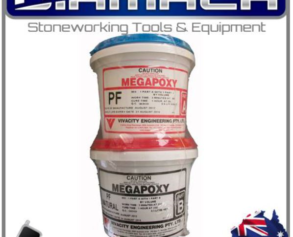 Megapoxy PF 3 Minute Rapid Set Epoxy Paste Adhesive 4 Litre Kit PFWH4 ...